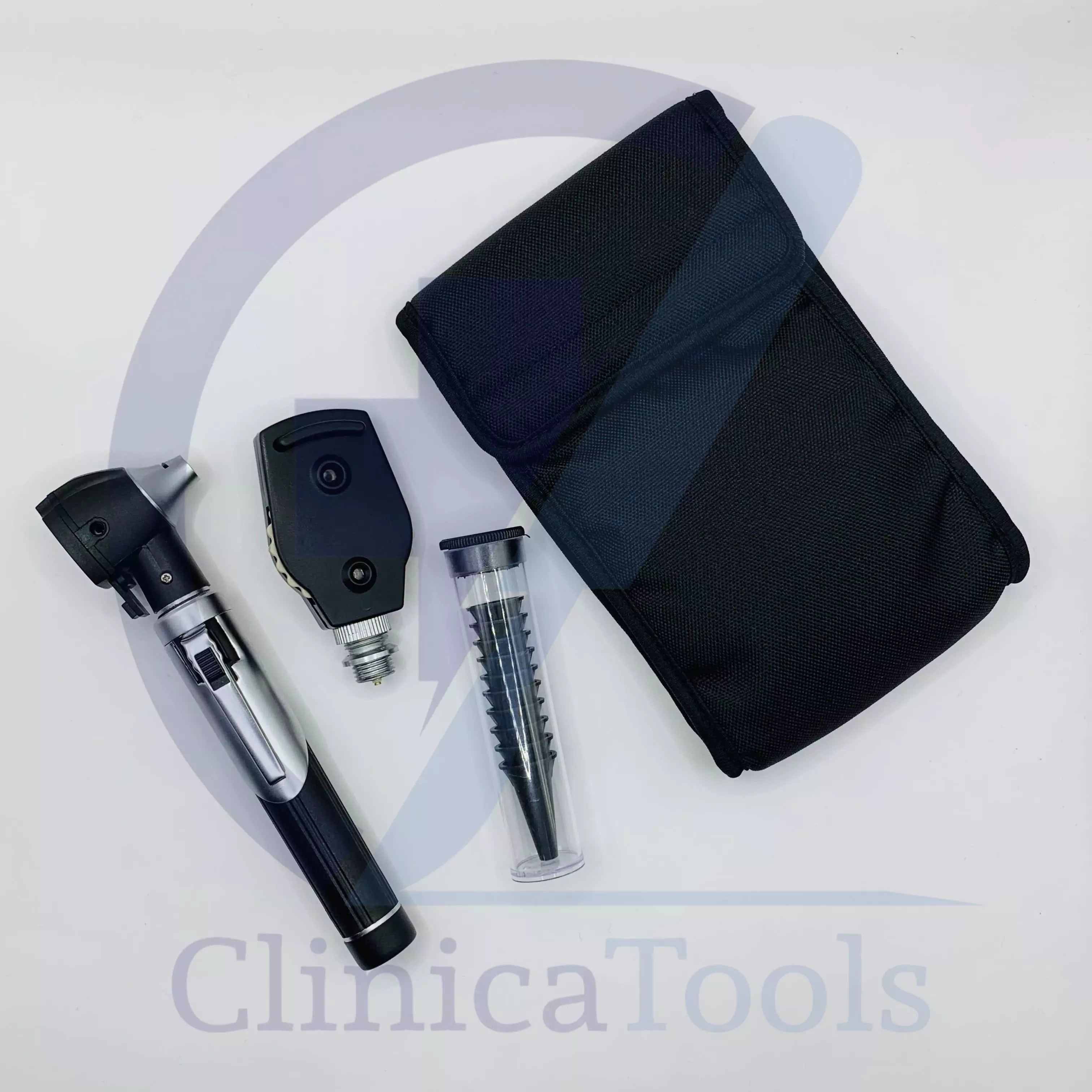 Fiber Optic Otoscope & Ophthalmoscope Set – Mini ENT Diagnostic Kit ...