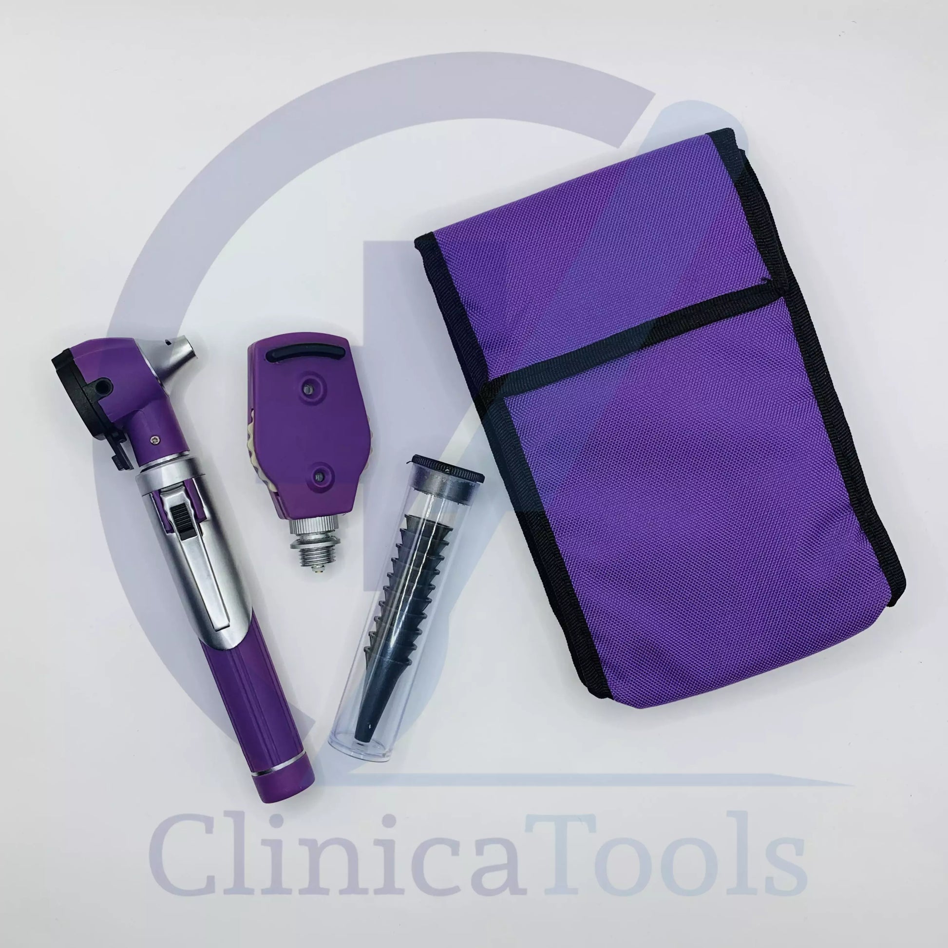 Fiber Optic Otoscope & Ophthalmoscope Set – Mini ENT Diagnostic Kit ...