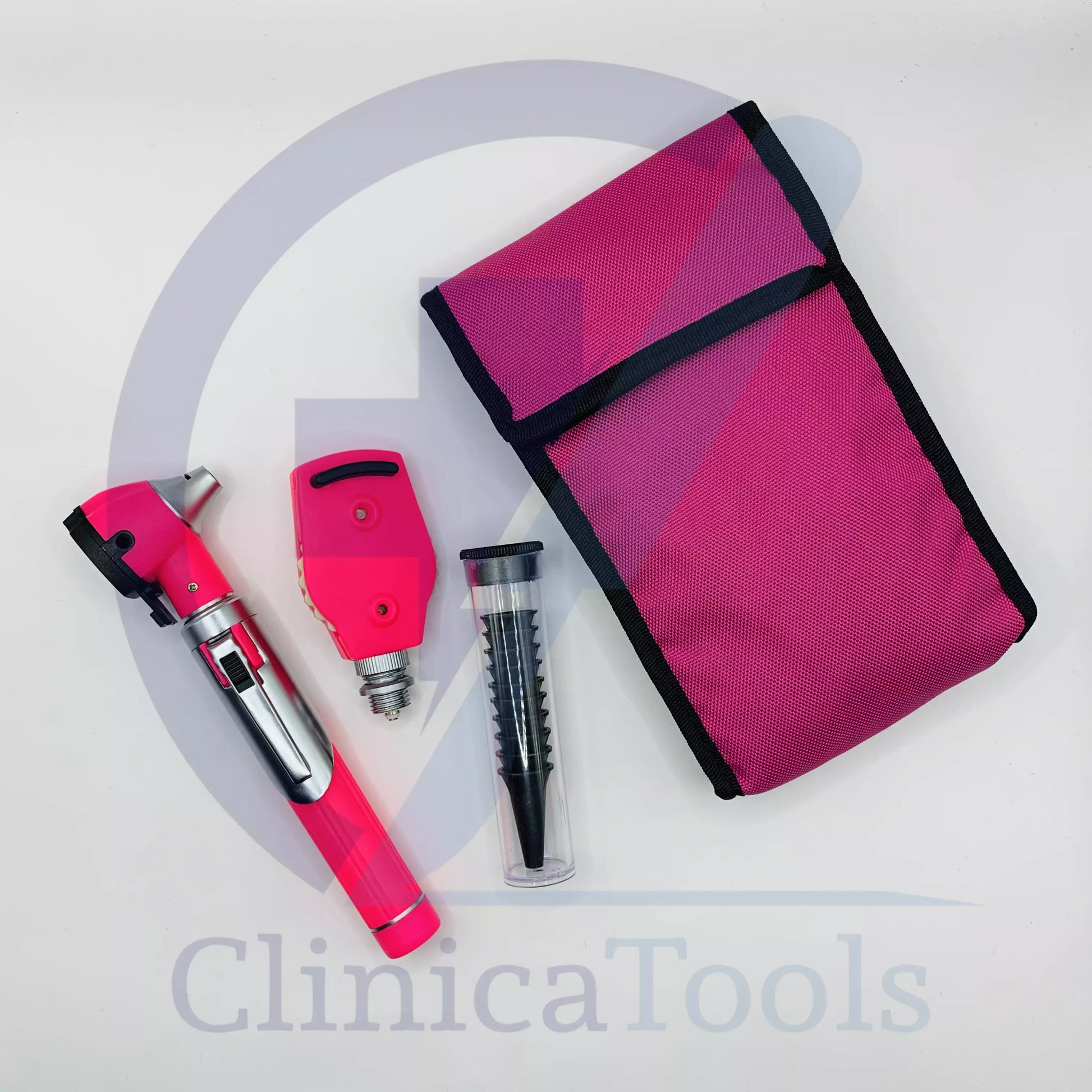 Fiber Optic Otoscope & Ophthalmoscope Set – Mini ENT Diagnostic Kit ...